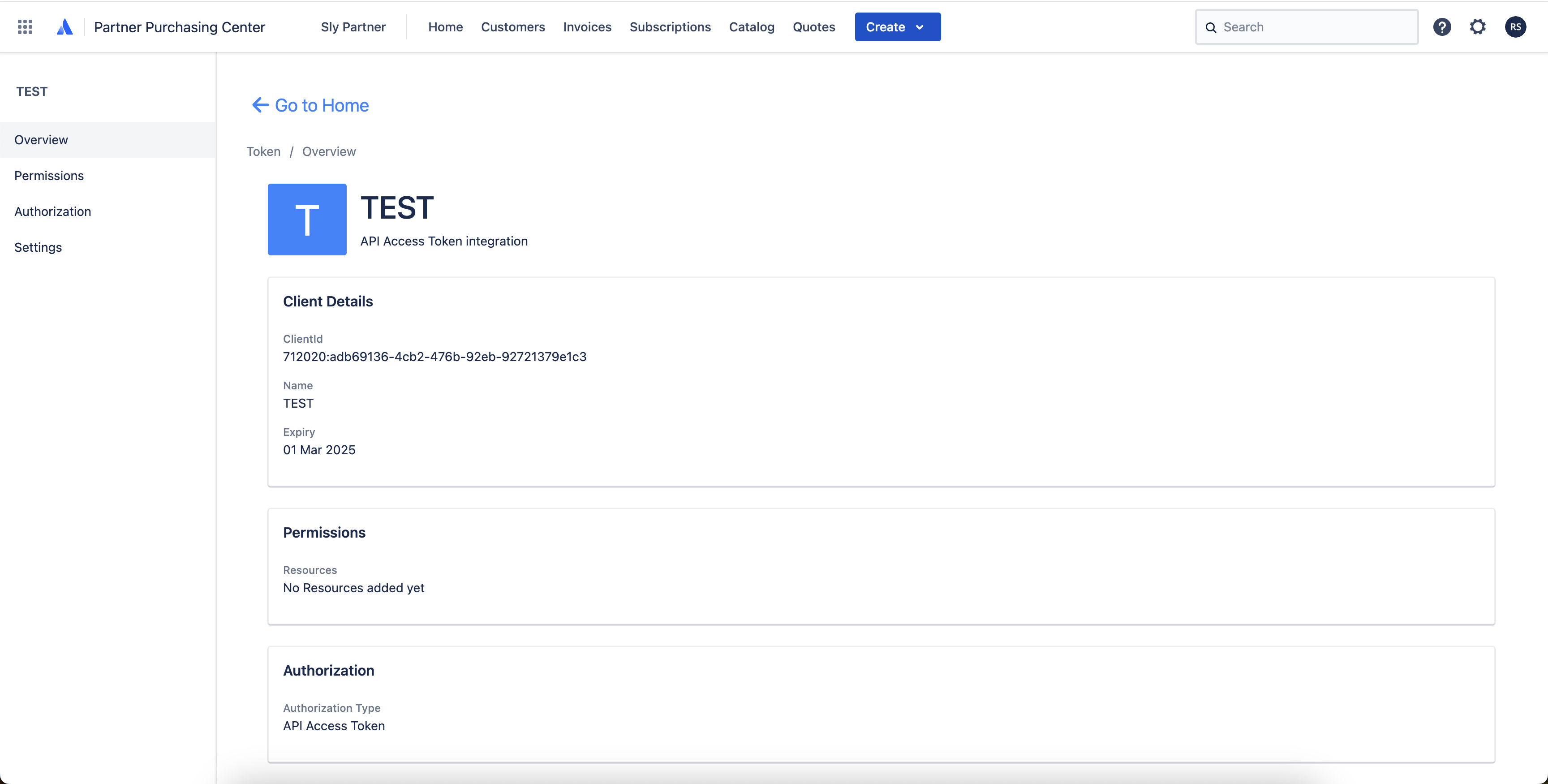 Set Api Token Permissions